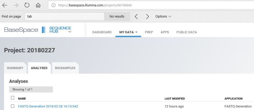 Download FASTQ files from Basespace by script – GENOME 101